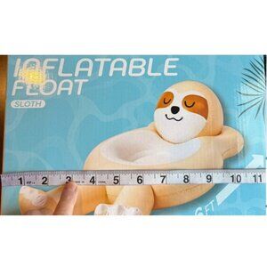 Evolve Water | Swim | Evolve Water Sloth Inflatable Pool Float 6ft Giant Lounger For Kids And ...